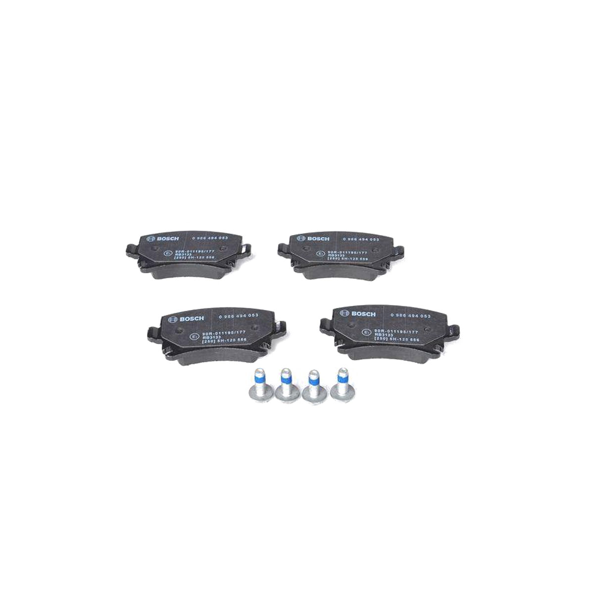 Brake Pad Set - Rear Axle - BOSCH 3AA698451 | CruiseSpares